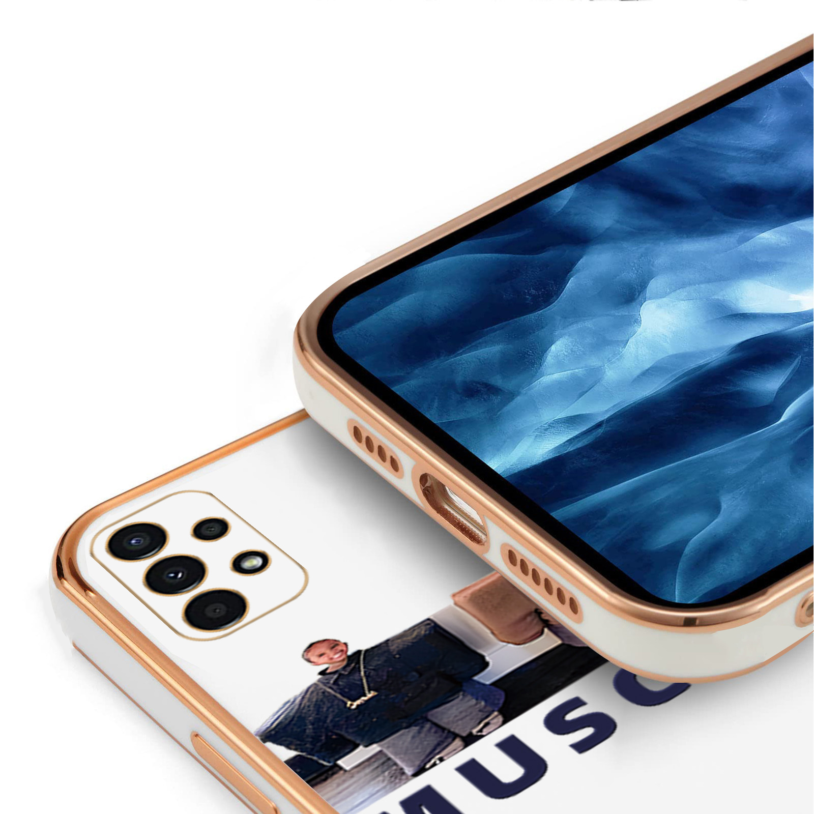 Astronaut Bracket Mobile Phone Case, Galvanized Silicone Full Bag Fall ...