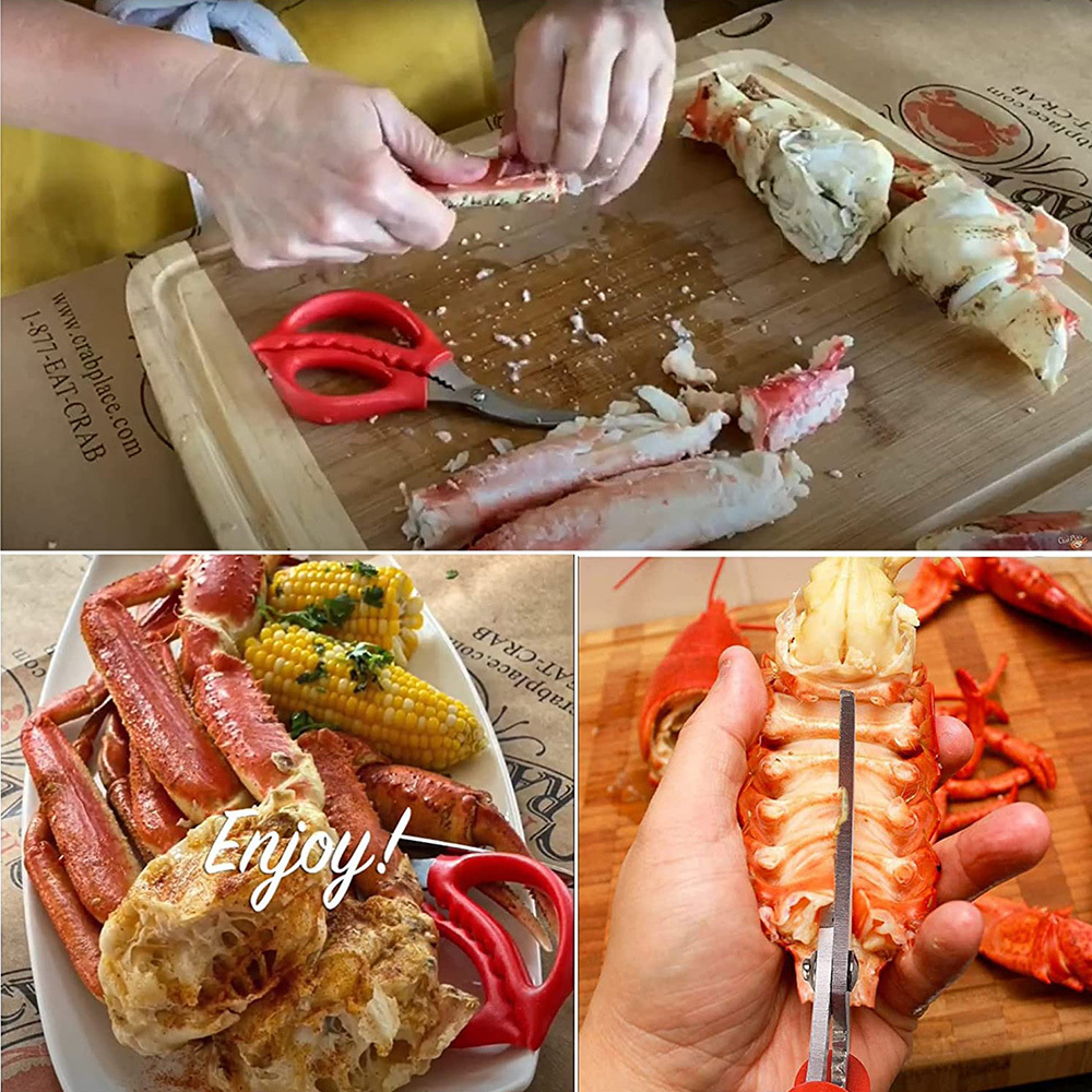 Kitchen Seafood Scissors Multifunctional Stainless Steel - Temu Ireland