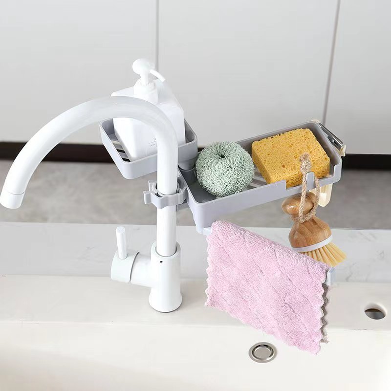 Rotatable Faucet Rack Kitchen Sink Faucet Sponge Holder - Temu Australia