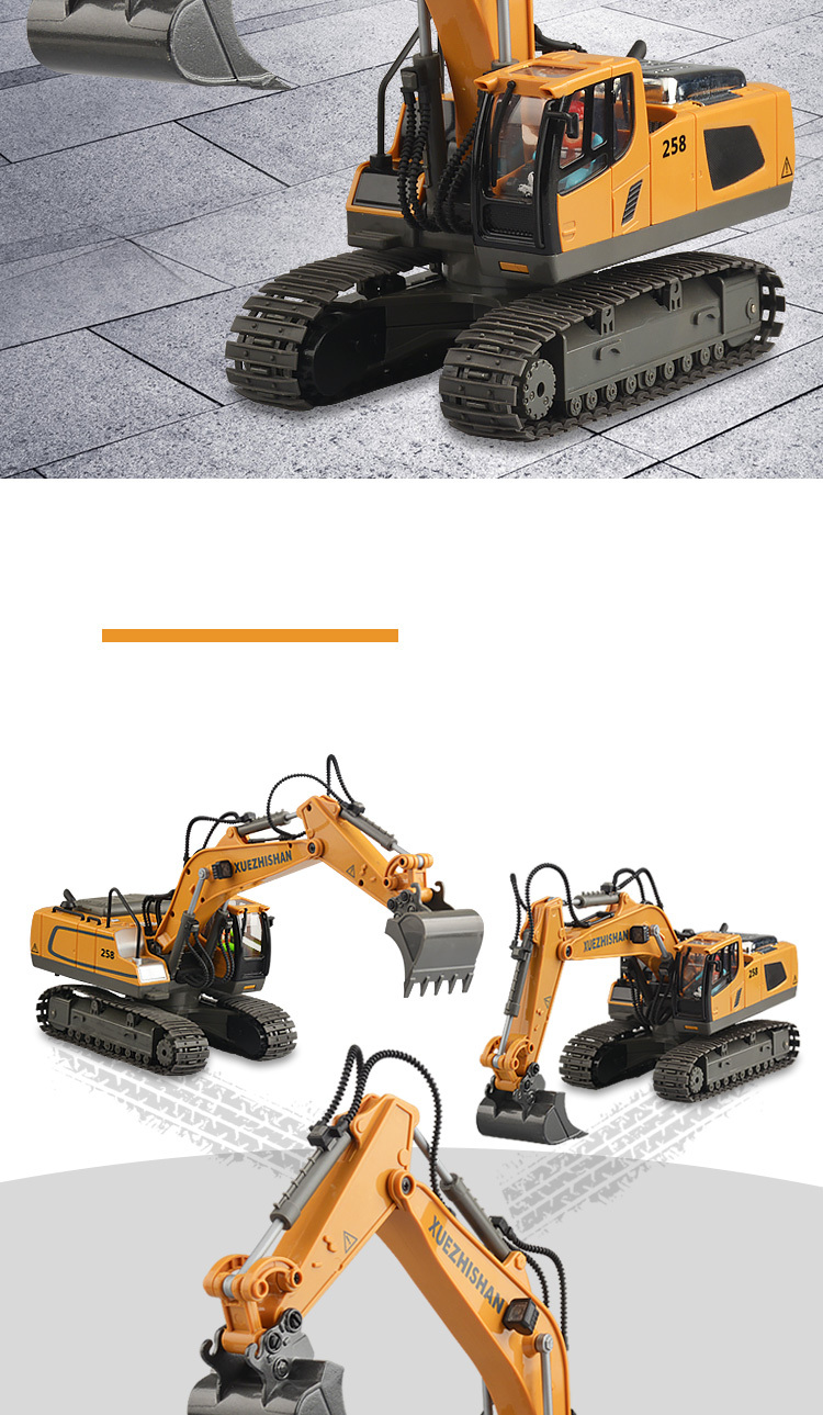 Children's Large Remote Control Excavator 11 channel Crawler - Temu ...