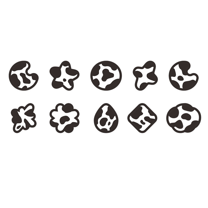 1roll Single Sheet Washi Paper Tape Sticker Milk Cow Dream - Temu ...