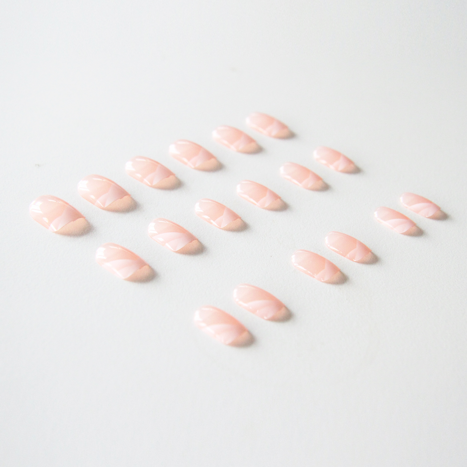 French Nails Short False Nail Tips Press Nails - Temu