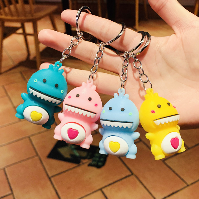 1pc Cartoon Bucktooth Small Dinosaur Key Chain Bag Pendant - Temu Australia