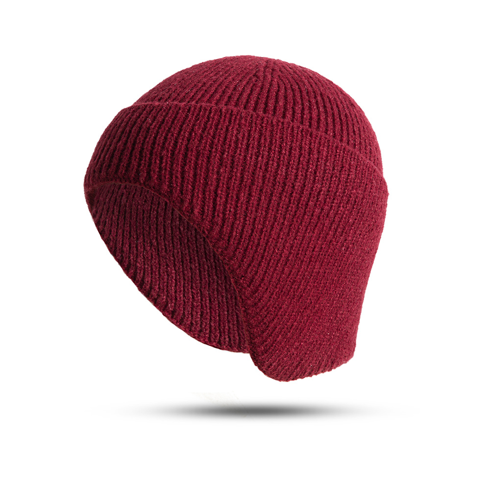 winter hat ear protection hat mens outdoor warm knitted hat autumn and ...