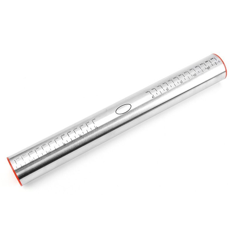 Stainless Steel Adjustable Rolling Pin Scale Dough Kneading - Temu