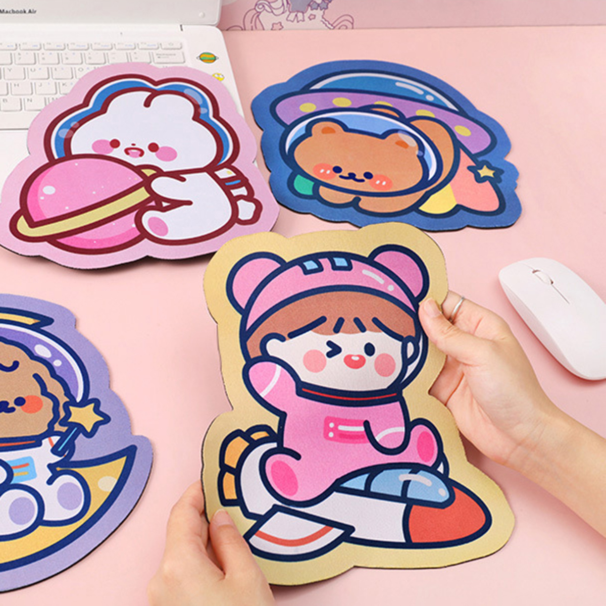 1pc Cute Cartoon Special Shaped Mouse Pad Desktop Non Slip Pad Mouse ...