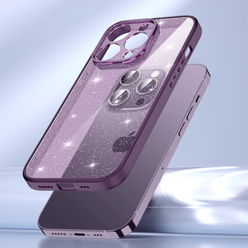 transparent electroplating phone case - Temu Norway