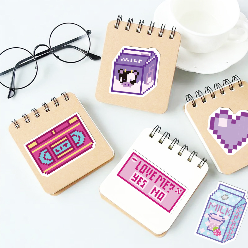 Pixel Wind Graffiti Waterproof Stickers Diy Creative Decor - Temu New ...