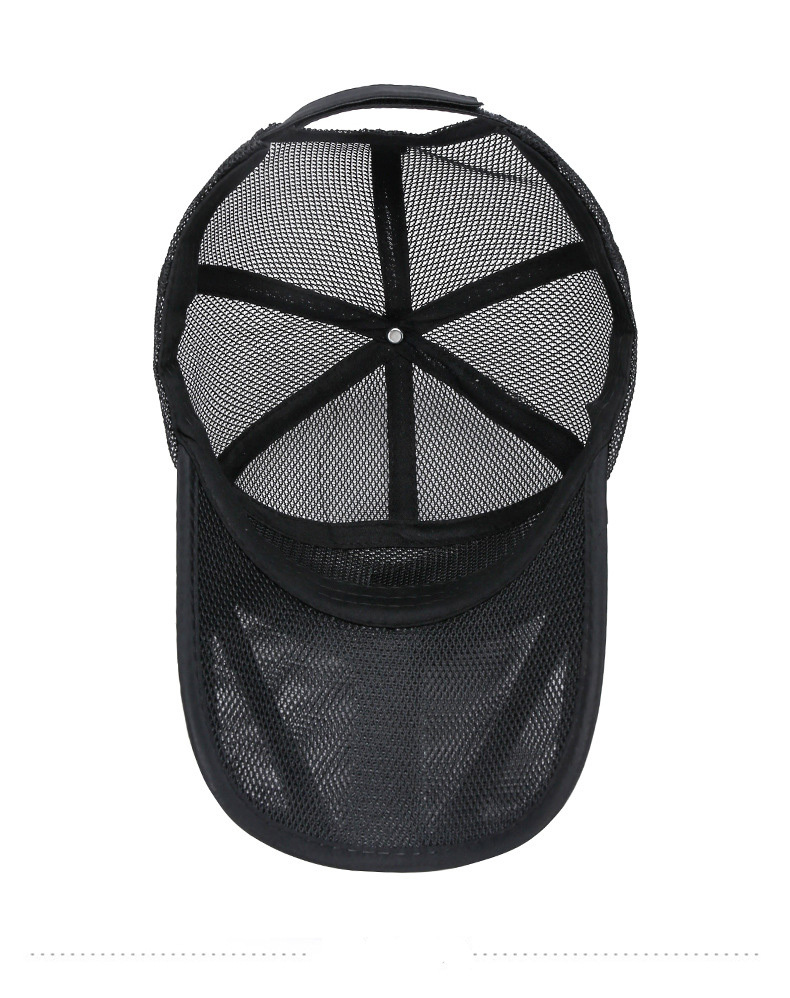 Spring And Autumn Casual Breathable Thin Hollow Mesh Sunscreen Baseball ...