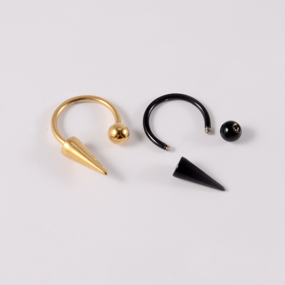 Y2k Lip Ring Charm Piercing Lip Ring Stainless Steel C - Temu