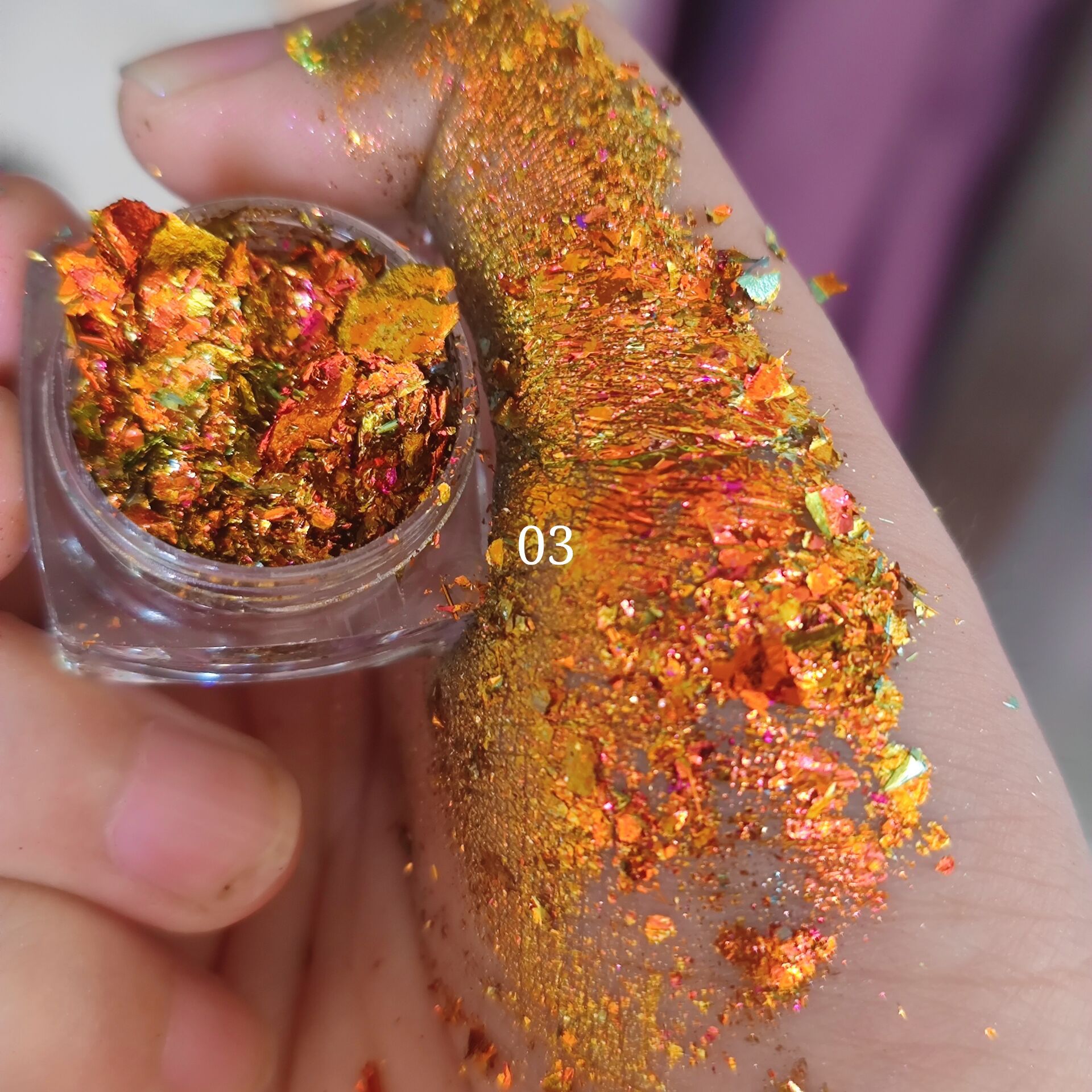 Chameleon Glitter Eyeshadow Powder Gradient Color Changing - Temu Australia