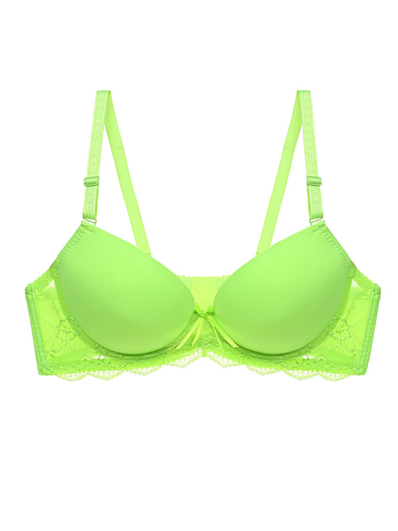 Piece Fashion Push Bras Solid Lace Panel Medium - Temu