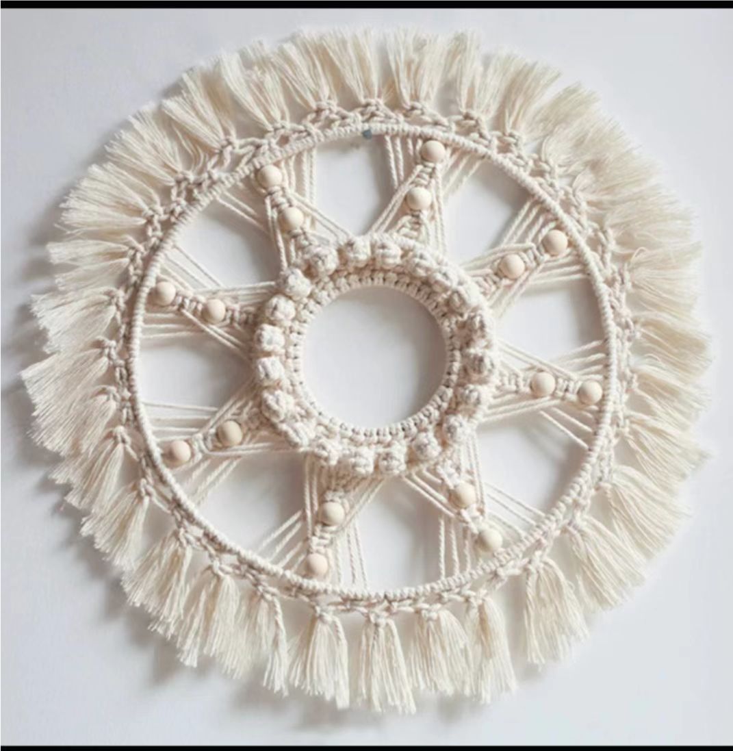 Minimalist Macrame Wall Hanging Boho Fabric Braided Design - Temu