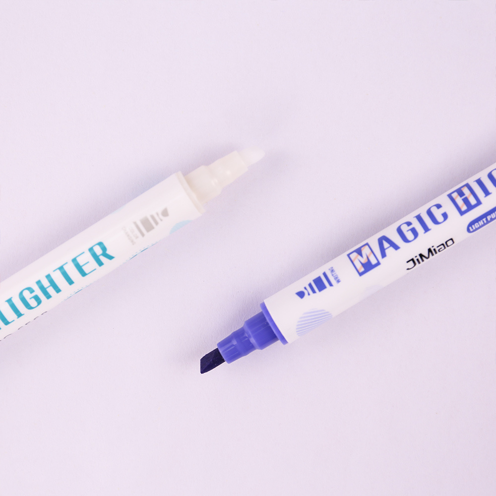 color shifting fluorescent marker double headed marker with comfortable ...