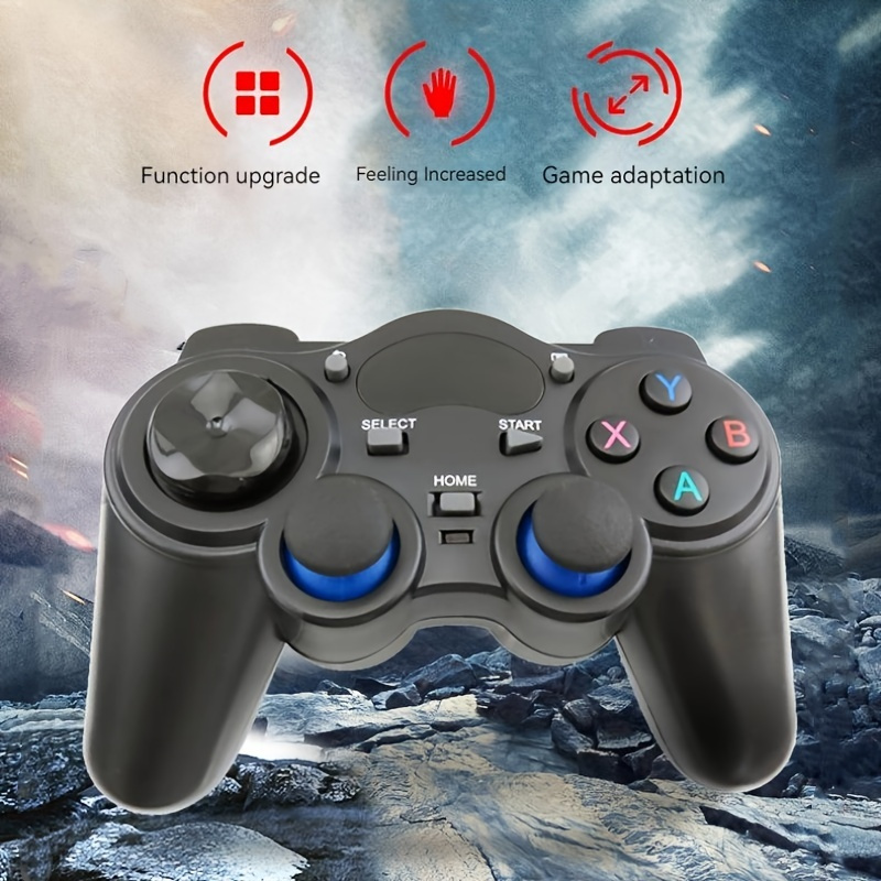 Wireless Game Controller For Windows Pc/steam/ps3/android Tv Box, Dual ...