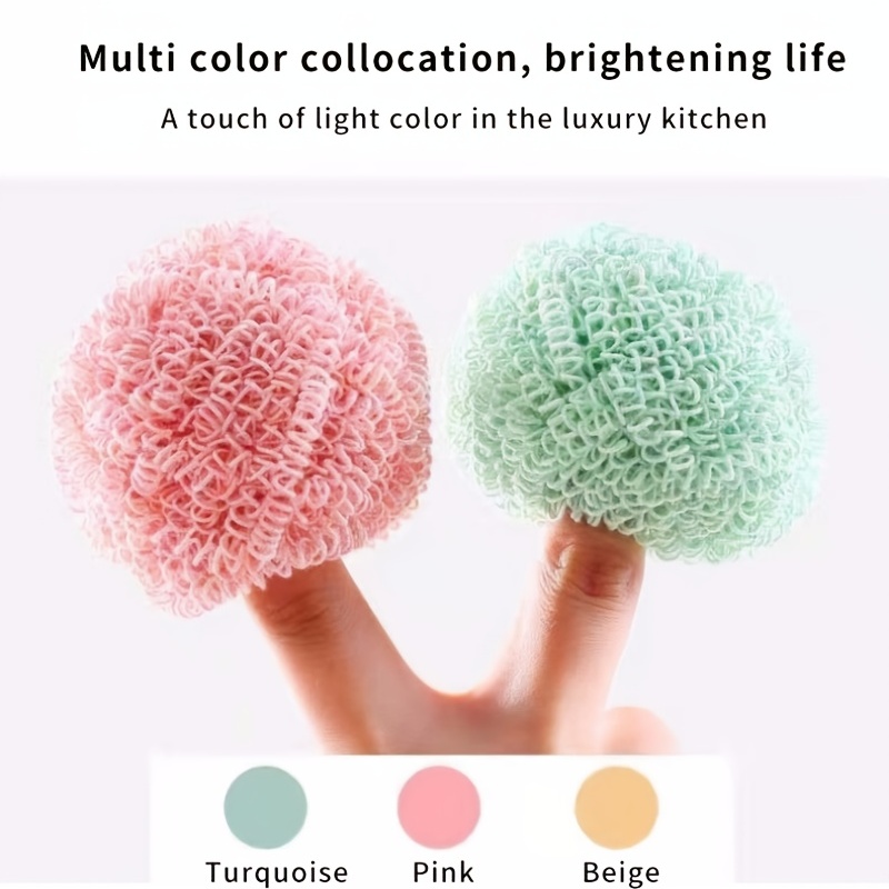 Cleaning Ball Long Plastic Handle Set Dishes No - Temu