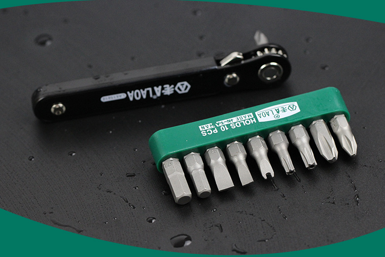 Mini Ratchet Wrench Screwdriver Bit Set Hex Shank Phillips - Temu