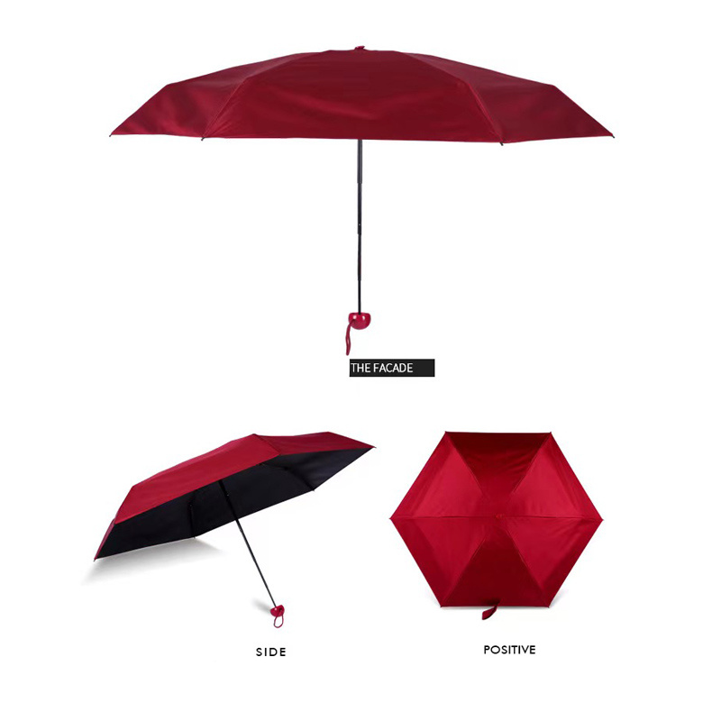 capsule umbrella five fold umbrella ultra light uv - {region_name}