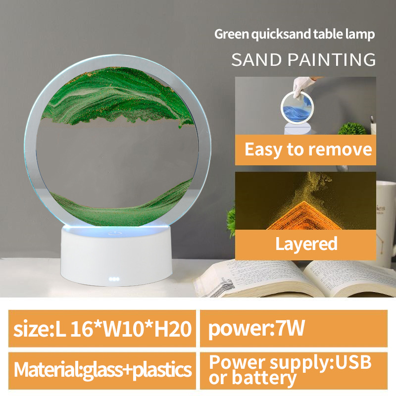 Creative Living Room Home Decoration Moving Sand Art Table - Temu Norway