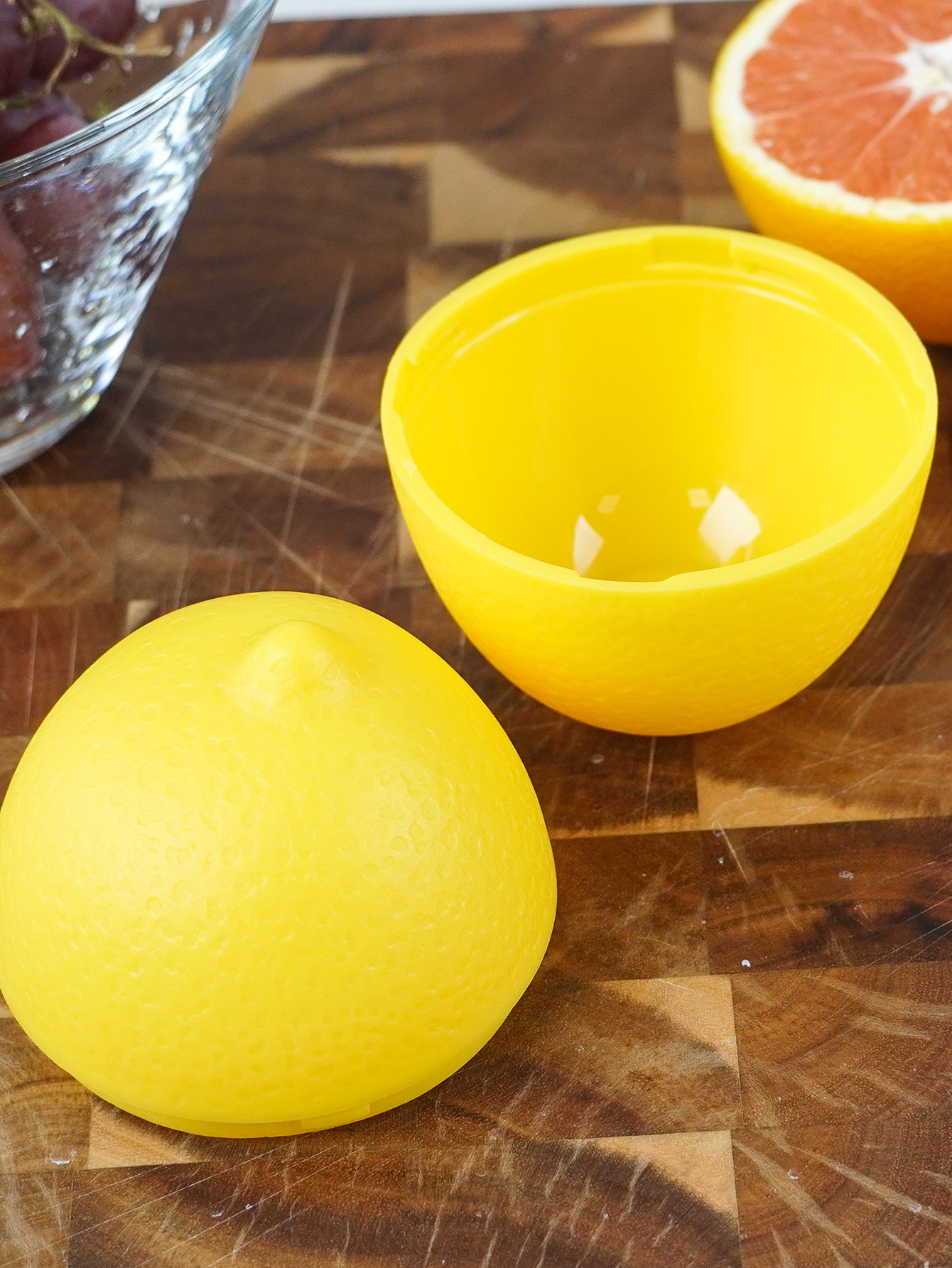 Lemon Plastic Storage Box Lemon Shaped Food Saver Storage - Temu