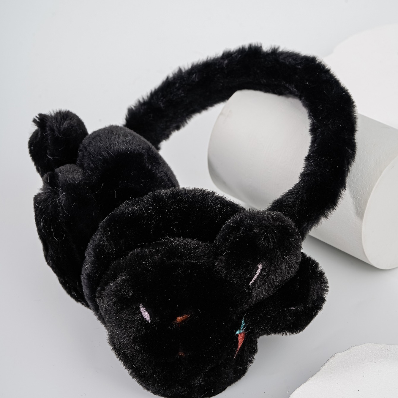 rabbit fur warm earmuffs winter warm cute cartoon - Temu Norway