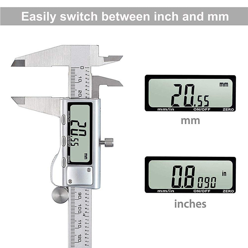 Accurate Digital Caliper: Vernier Measuring Tool Carpentry - Temu