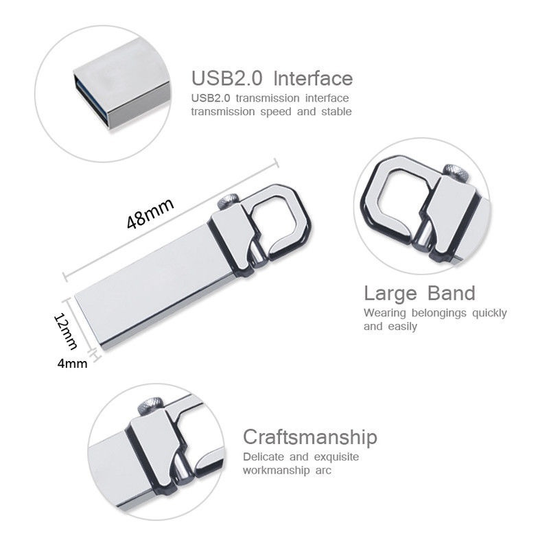 Usb2.0 Metal U Flash Drive - Temu