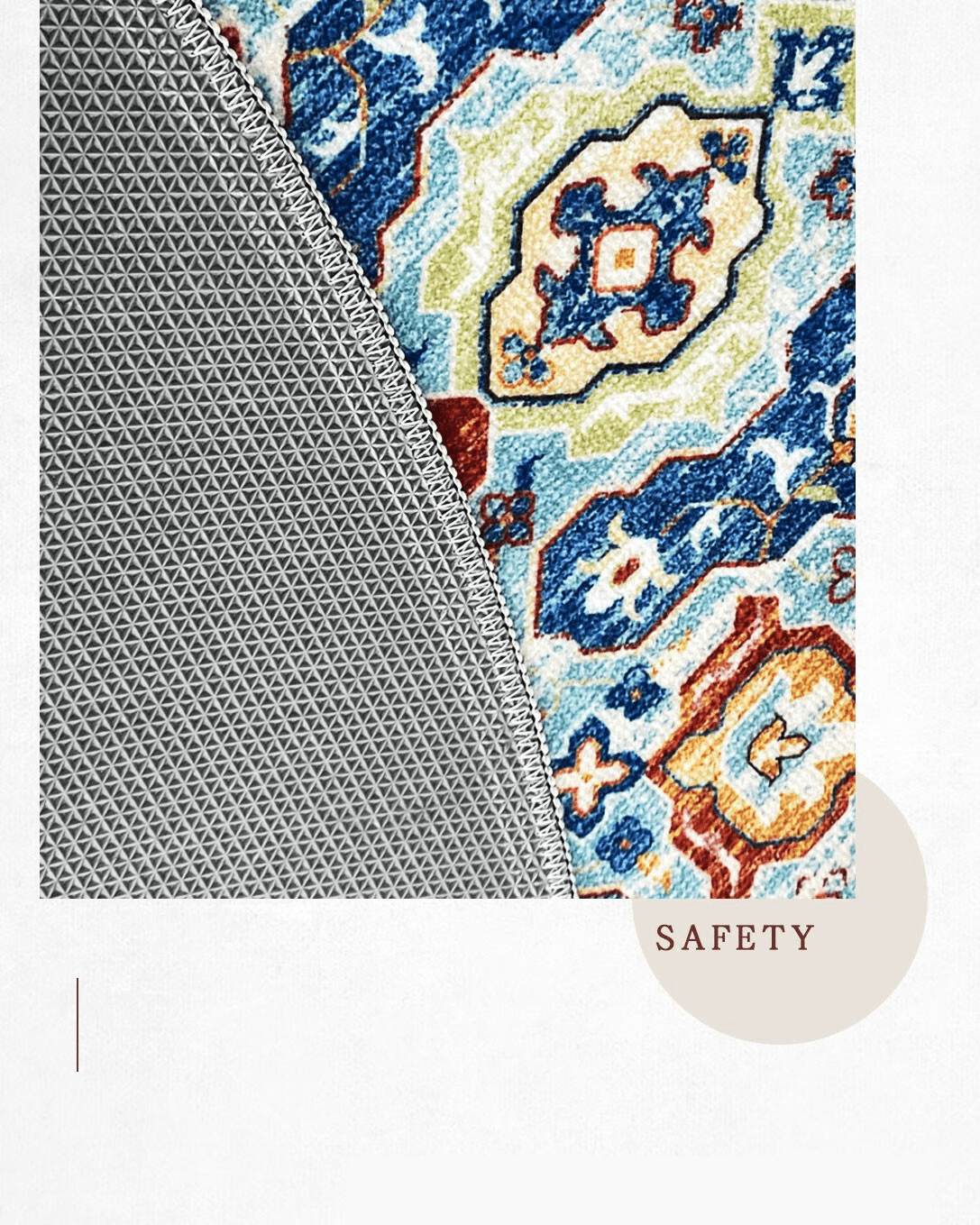 Area Rug Stain Resistant Washable Rug Distressed Boho Rugs - Temu