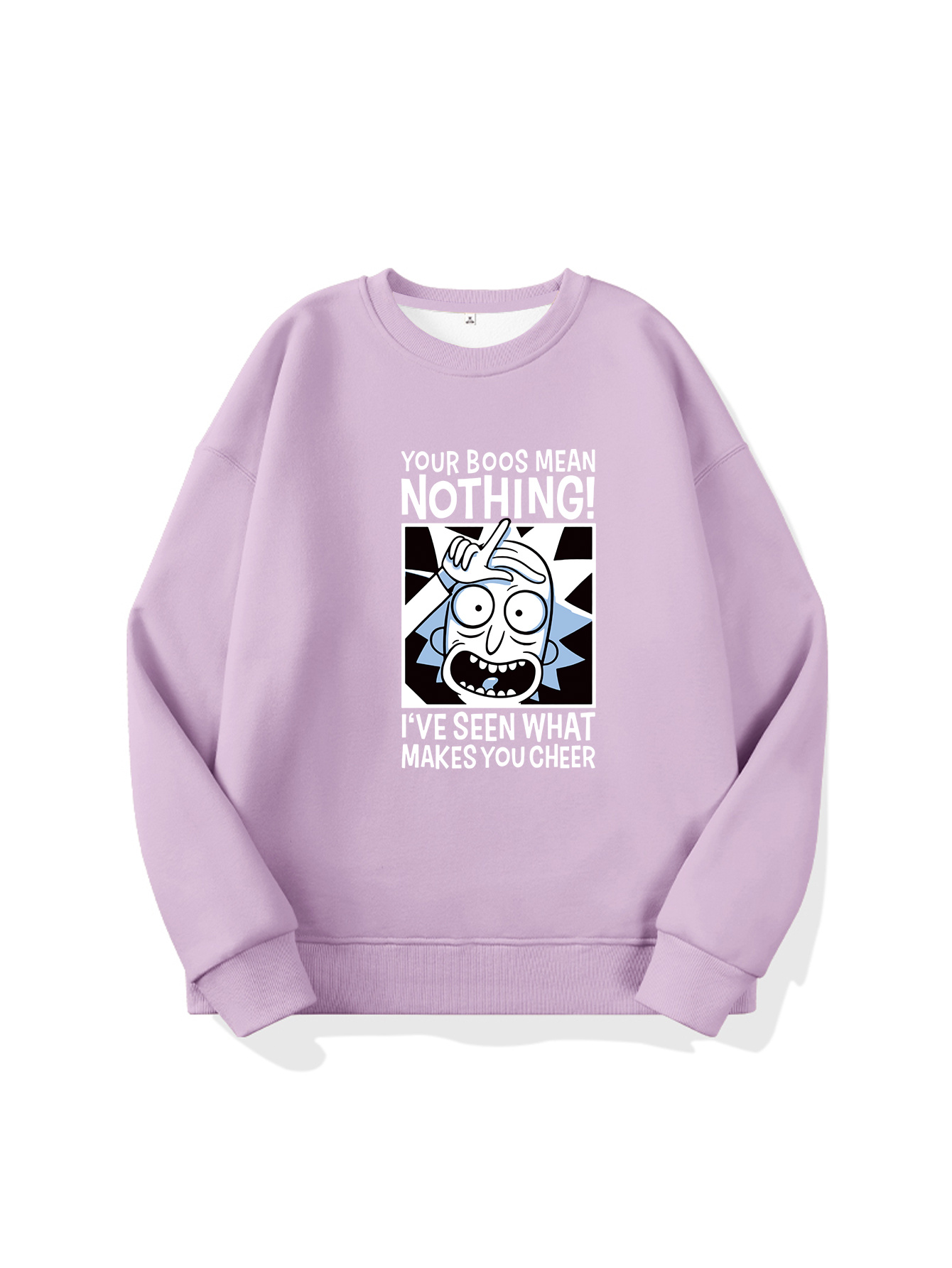 Letter Graphic Print Solid Pullover Casual Every Day Temu Australia