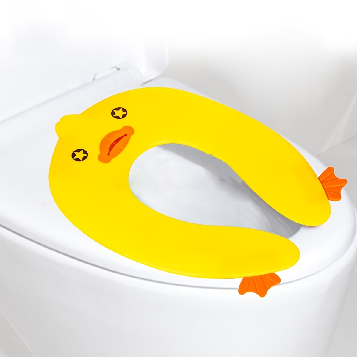 Pp Foldable Duck Pattern Toilet Seat For Children - Baby Products - Temu