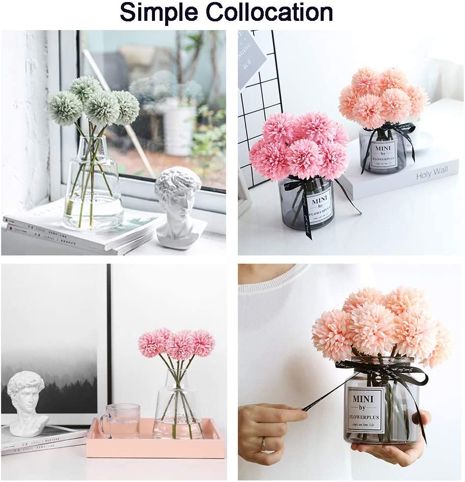 artificial flower plants silk chrysanthemum ball - Temu New Zealand