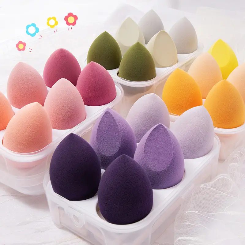 Premium Makeup Sponge Puffs Boxed Facial Foundation Brushes Temu