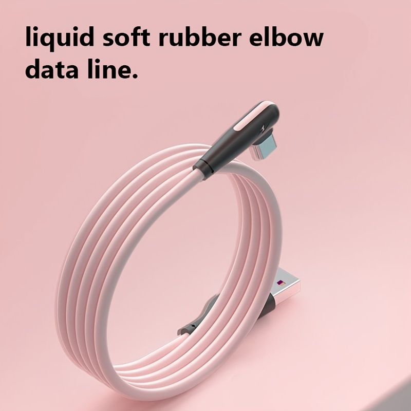 Type C Charging Elbow Liquid Mobile Game Charging Cable - Electronics ...