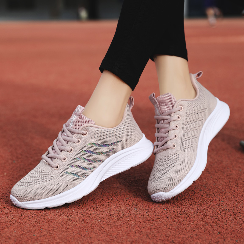 Womens Lightweight Mesh Sneakers Breathable Mesh Lace Temu United