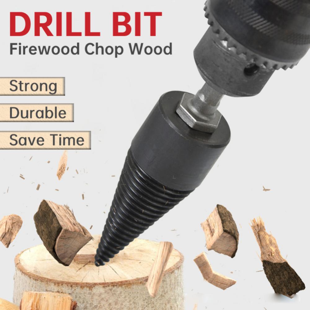 Firewood Splitter Drill Bit Round/hex/ Shank Wood - Temu New Zealand