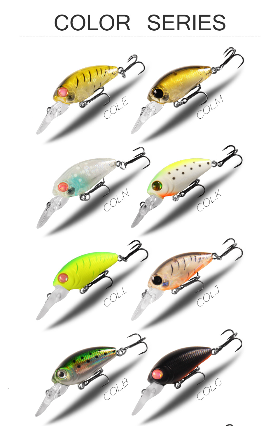 Mini Fishing Lures Fishing Tackle Artificial Crankbait Pike - Temu New ...