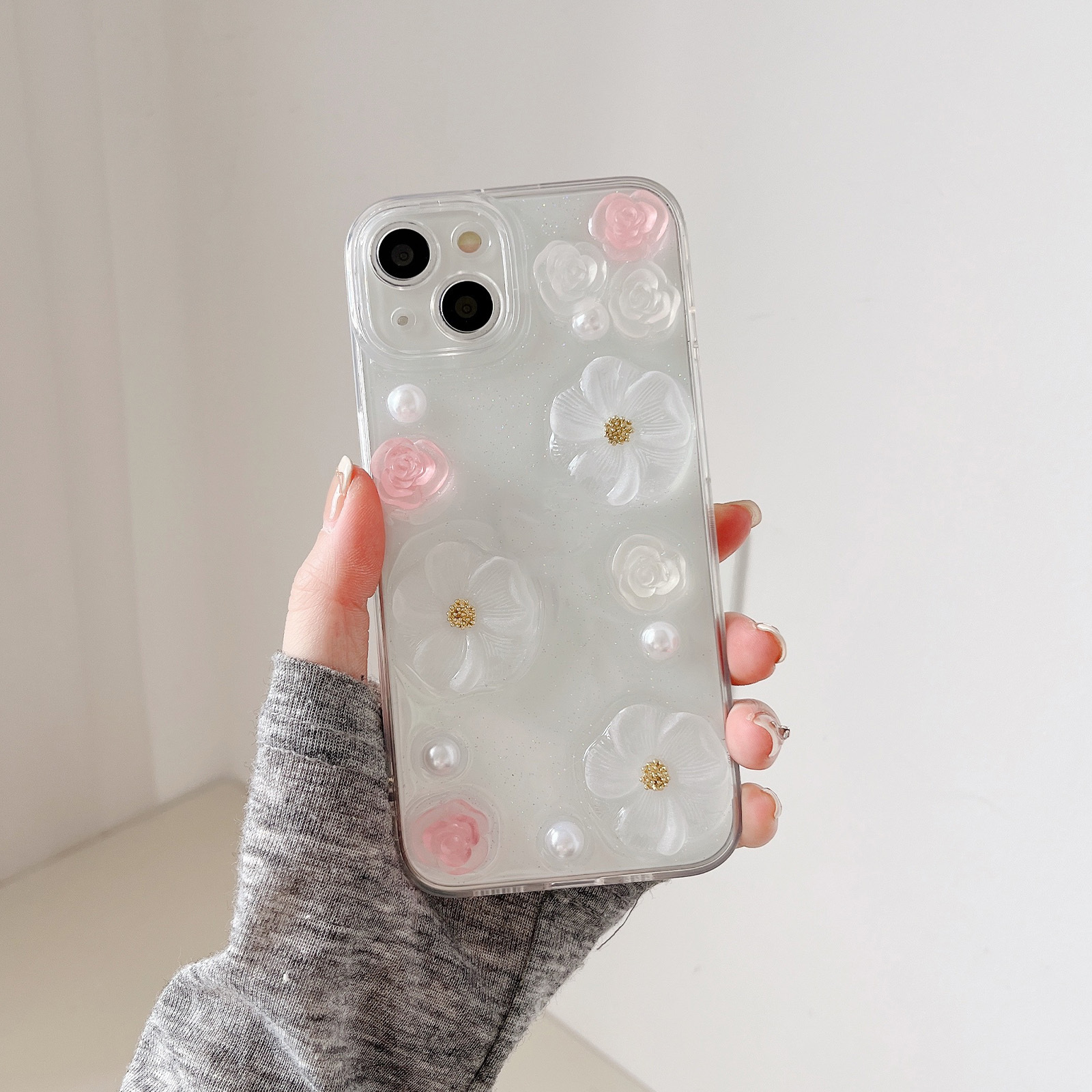three dimensional simple transparent phone case - Temu Australia