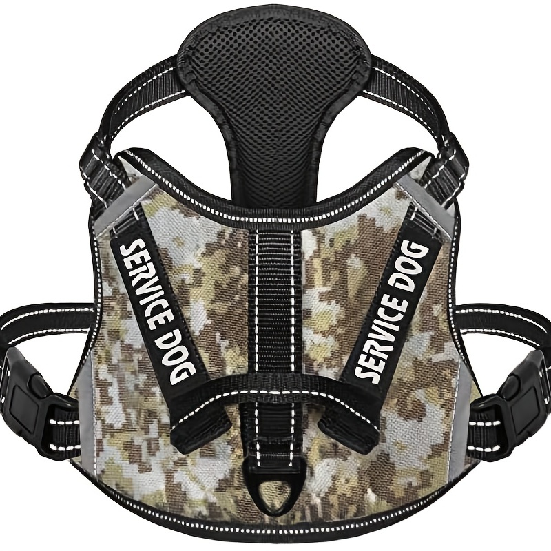Reflective No Pull Dog Harness Adjustable Service Dog Vest - Temu ...