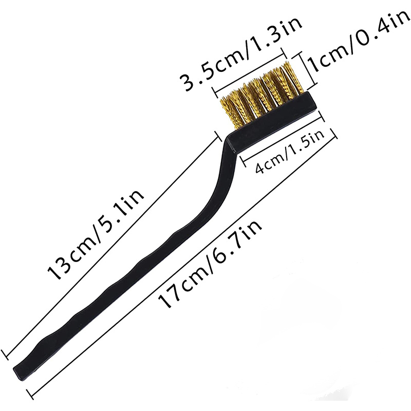 Mini Wire Brushes Stainless Steel Brass Brush Set Curved - Temu United ...