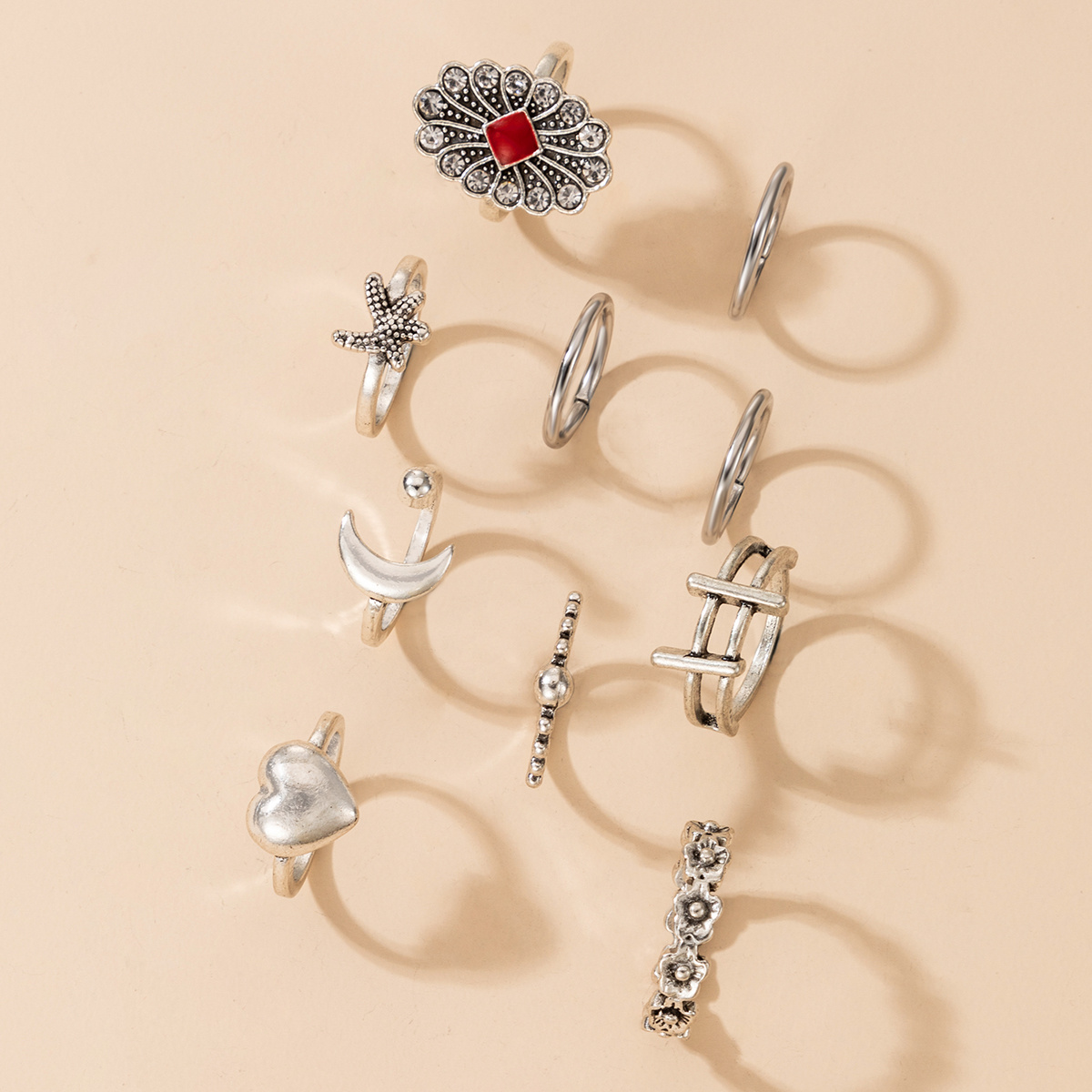 Knuckle Rings Jewelry Women Girls Party - Temu Australia