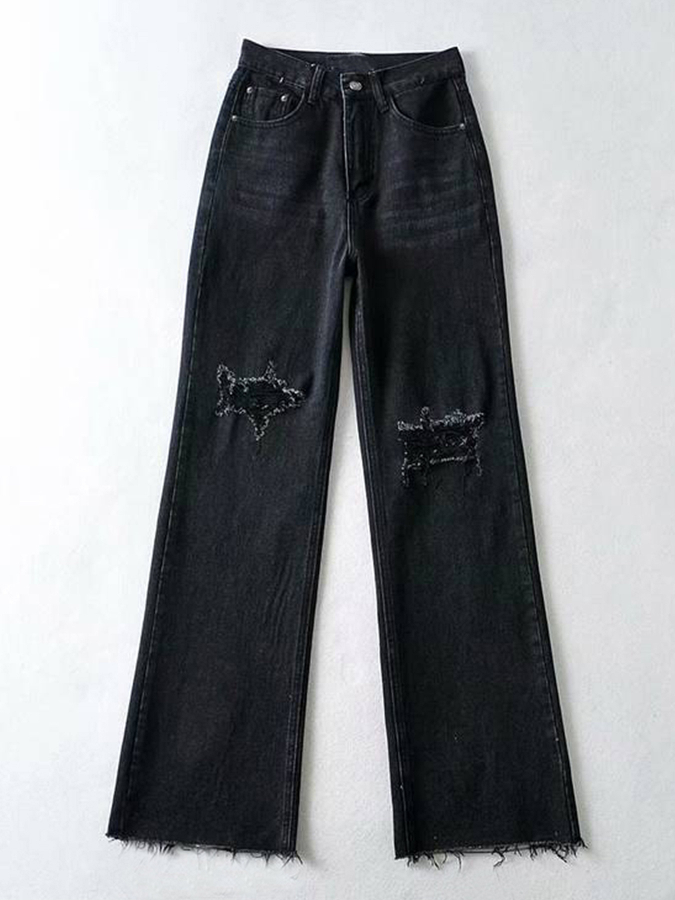 High Loose Baggy Fit Y2k Boyfriend Jeans Straight Legs - Temu New Zealand