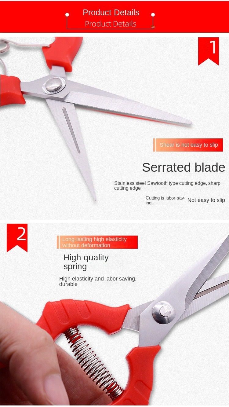 Garden Pruning Scissors Picking Fruit Trees Flowers Branches - Temu