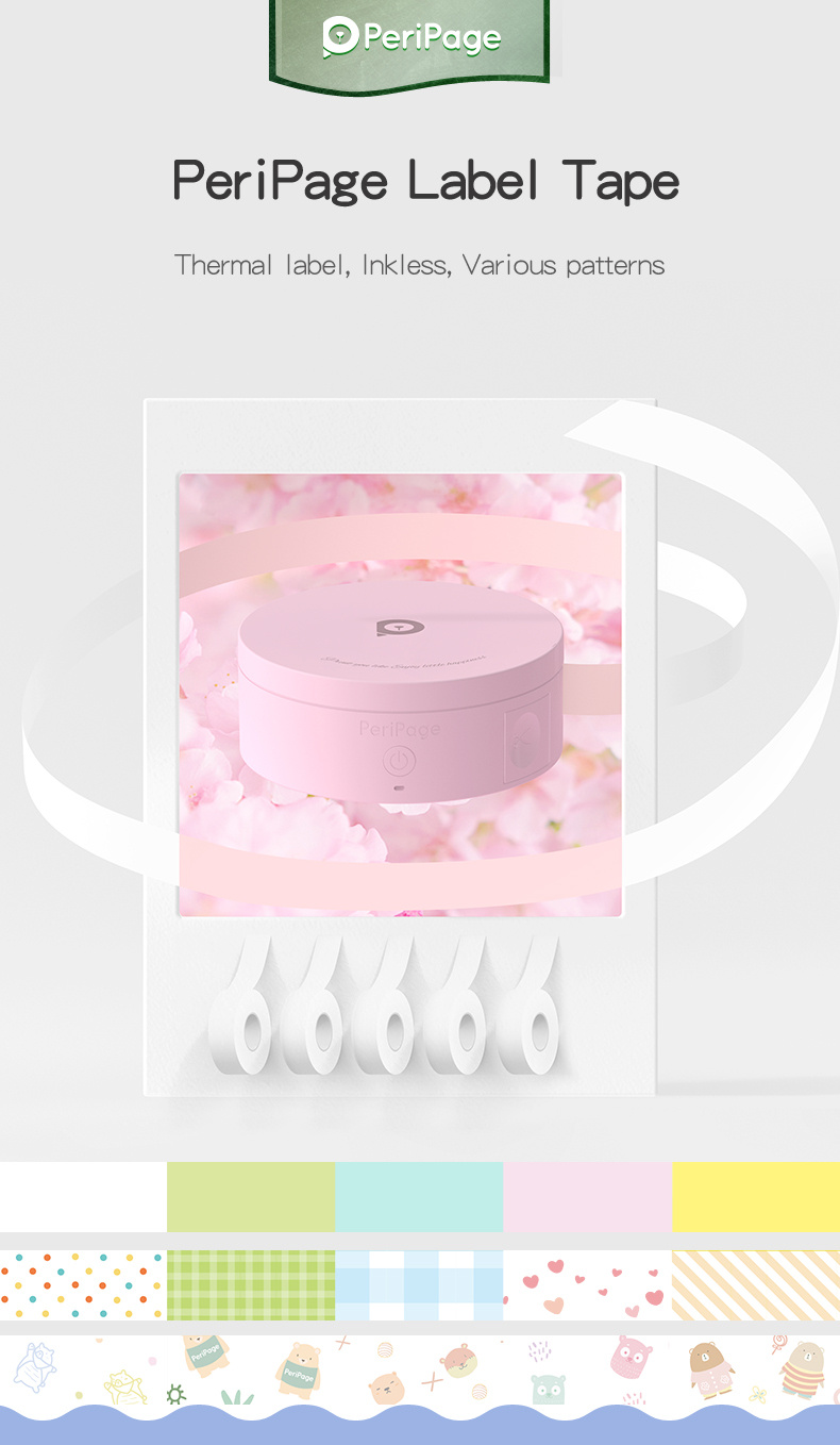 1roll l1 label translucent paper office labeling tape waterproof oil ...