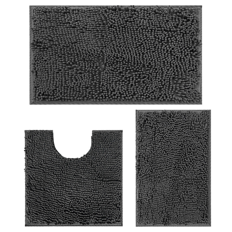 3pcss Bathroom Rug Set Bathroom Absorbent Carpet Floor Mat Bath Mat ...