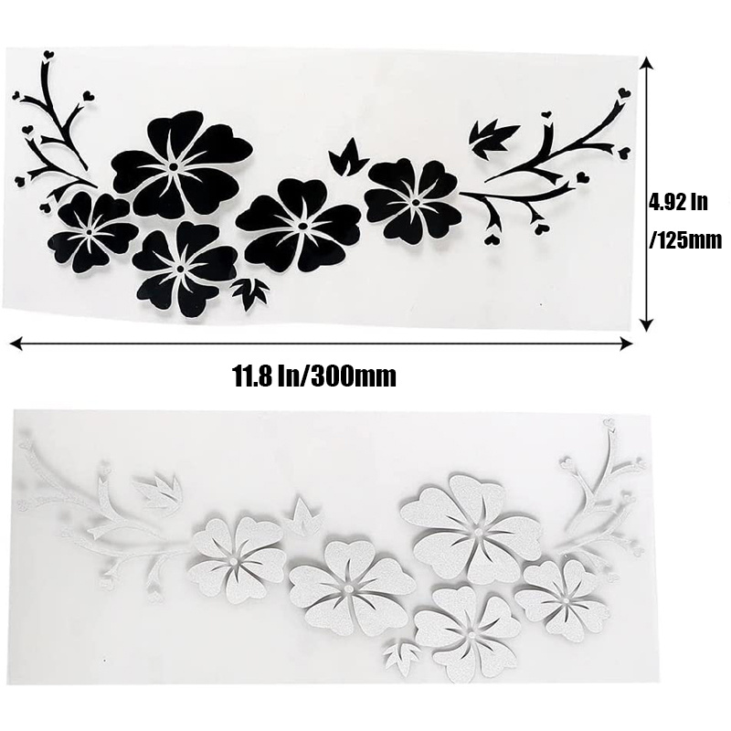 Flower Decal Car Stickers Auto Window Bumper Door - Temu New Zealand