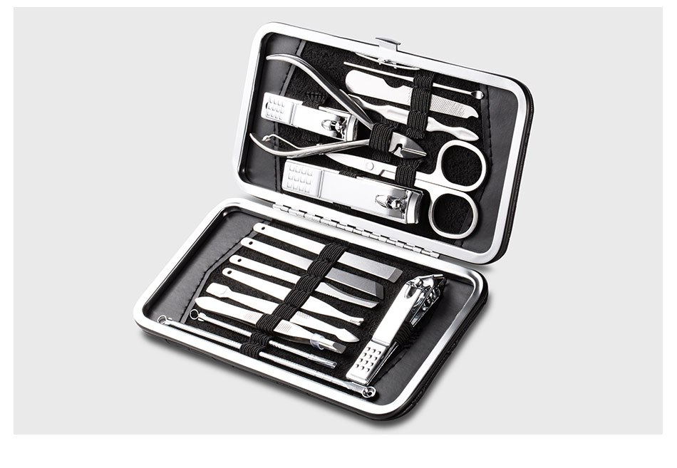 Manicure Set Nail Clippers Pedicure Kit Stainless Steel - Temu Norway