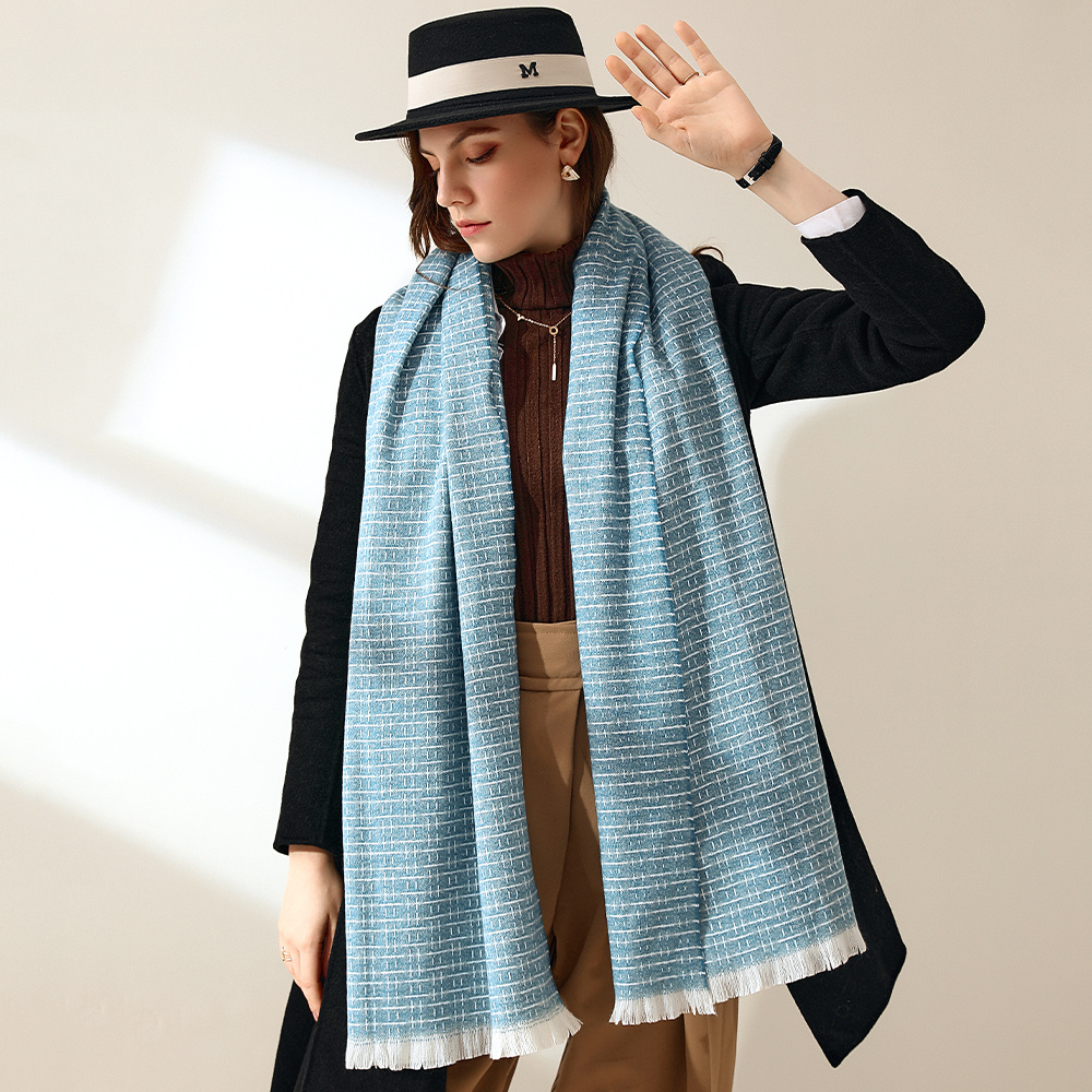 cashmere scarf women's autumn winter scarf classic - Temu Australia