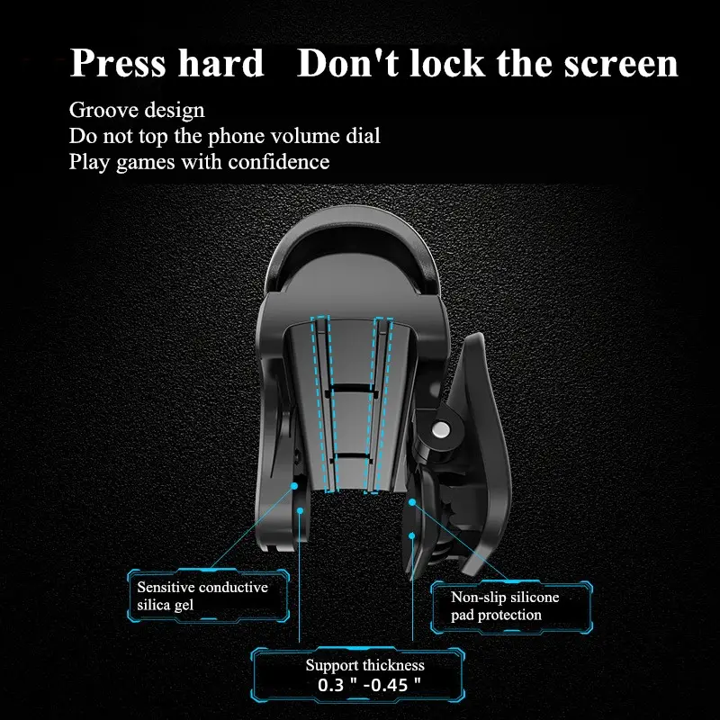 Ak04 Mobile Phone Game Controller Gaming Trigger Ak04 Fire Temu