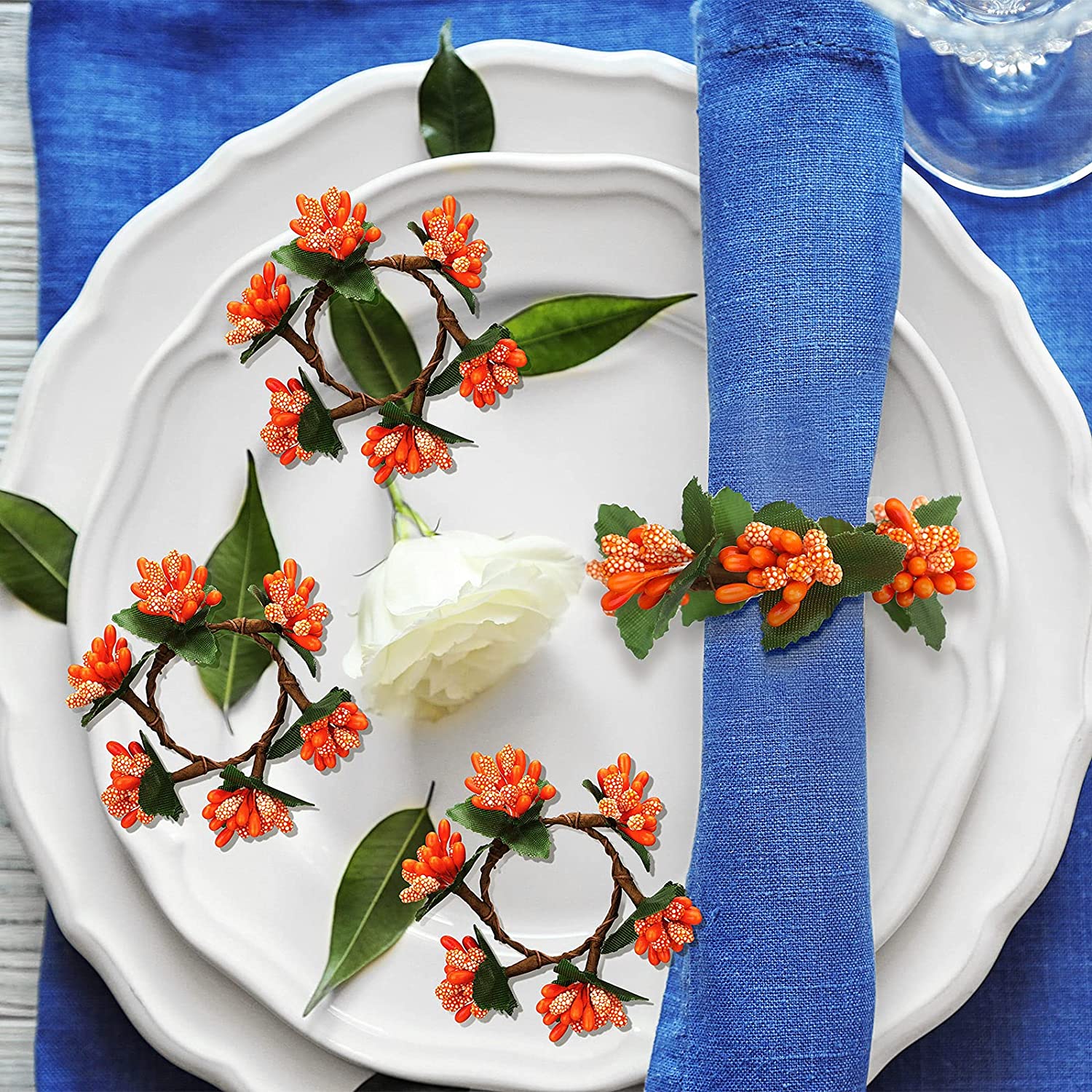 Garland Napkin Ring Napkin Suitable Birthday Wedding - Temu Australia