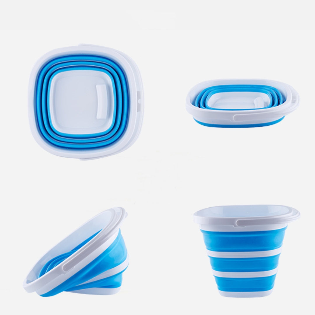 Square Folding Bucket Home Outdoor Car Fishing Bucket - Temu